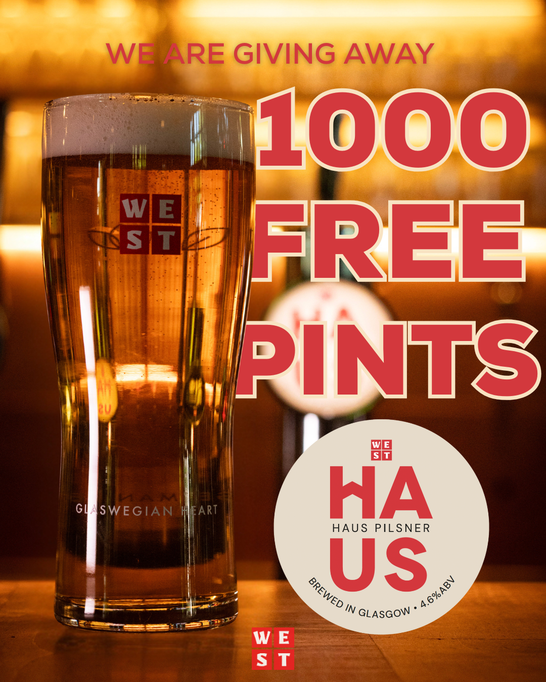 One on the Haus – WEST Brewery